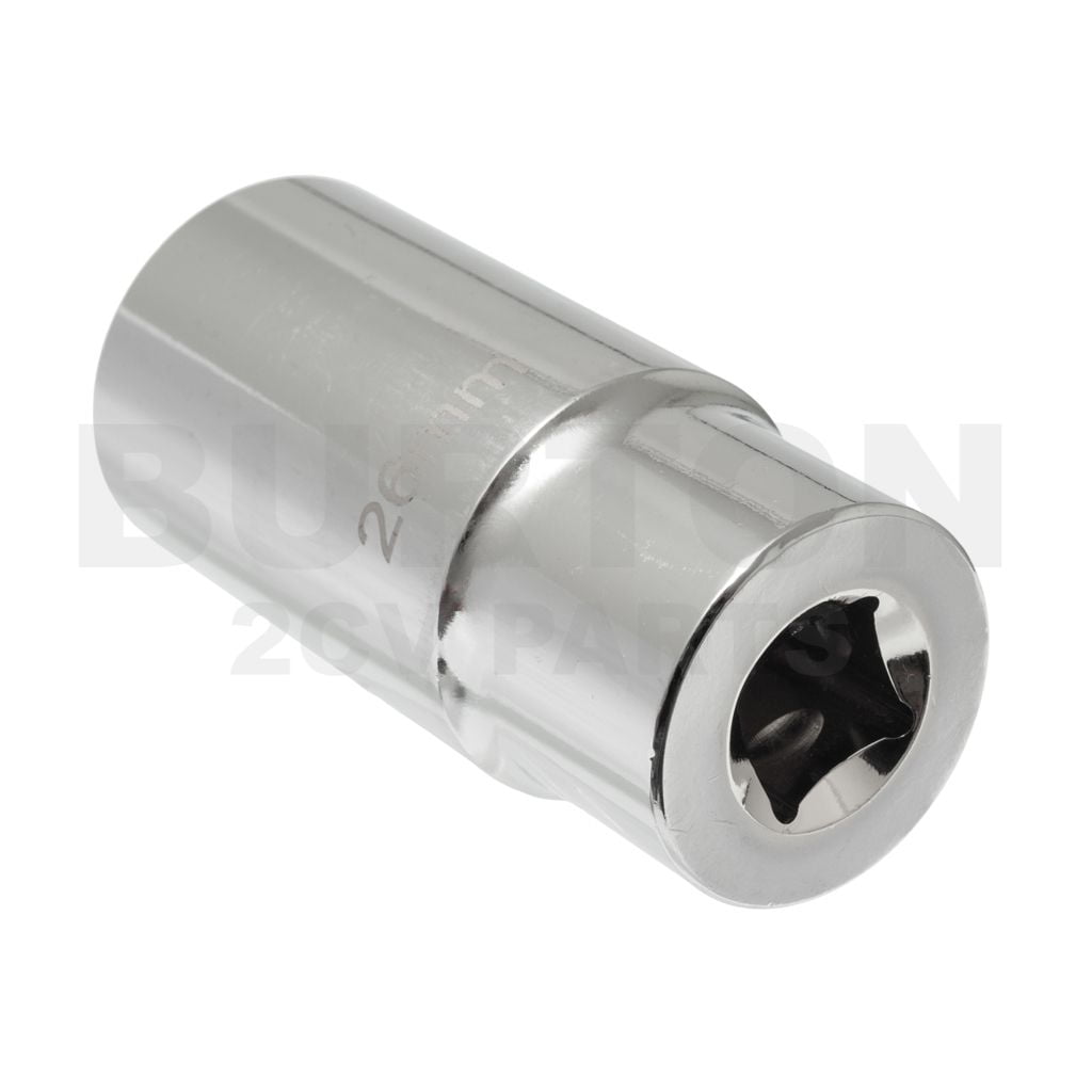 Pitkä hylsy 26mm, iskunvaimentimen pultin kiinnitykseen - Automeca